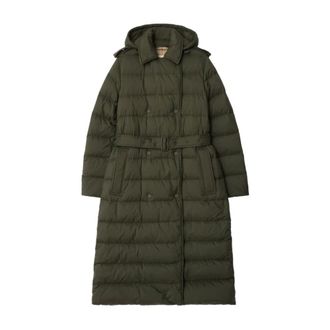 Burberry Femme, Manteaux, Vert, Taille: 40 FR Burberry Vestes