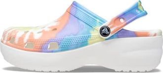 Crocs Sabots Classiques à Plateforme tie Dye pour Femme Oxygen/Multi - 41-42