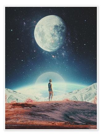 Posterlounge Zwischen Irgendwann und Ewigkeit Poster von Frank Moth 30 x 40 cm Wandbilder Wanddeko