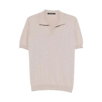 Tagliatore 0205 Polo Shirt - - Tops - Herren - Beige - 2XL