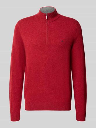Fynch-Hatton Regular Fit Troyer aus Woll-Kaschmir-Mix