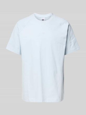 adidas Originals T-Shirt mit geripptem Rundhalsausschnitt