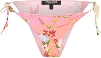 Roberto Cavalli Femme, Maillots de bain, Rose, Taille: 40 FR Miami Flowers Print Bikini Bottom