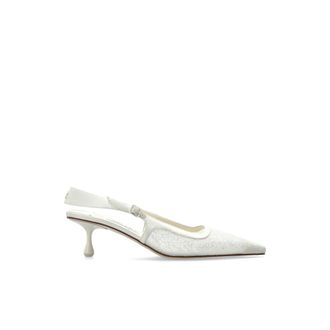 Jimmy Choo London Amel 50 Slingback Pump - - Shoes - Damen - Wei&szlig; - 35 EU