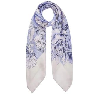 Liu Jo Femme, Accessoires, Bleu, Taille: ONE Size Silky Scarf
