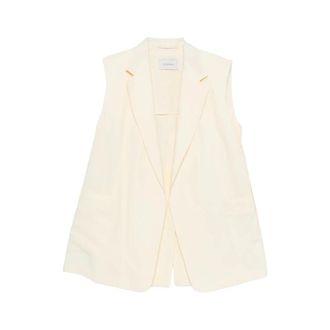 Sportmax Oversized Gilet - - Suits - Damen - Beige - S