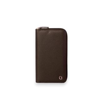 Orciani Leder Portemonnaie mit Rei&szlig;verschluss - - Accessories - Herren - Braun - ONE SIZE
