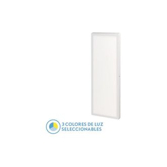 Fabrilamp Fabrilamp - Flachbildschirm 72w 3000k-4000k-6500k 3,8x30x90 cm wei&szlig; 7200lm