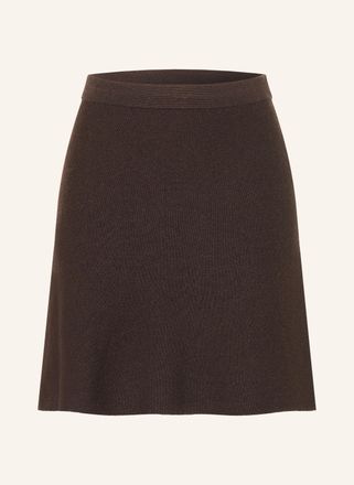 Rich & Royal Strickrock Mit Cashmere braun