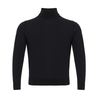 Colombo Kaschmir und Seide Dolcevita - - Knitwear - Herren - Schwarzk - 5XL
