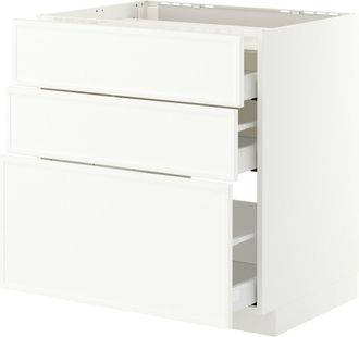 IKEA METOD / MAXIMERA Unterschr.f Kochf/3 Fronten/3Sch