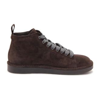 Panchic Ankle Boot Suede Microfibre Lining Ebony-Grey - - Shoes - Herren - Braun - 40 EU