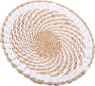 Aboofan Geflochtener Wandkorb Rund Zum Aufhängen Für Schlafzimmer Wohnzimmer Küche Flur Draußen Aus Sicherem Material Mit Feiner Textur Schlichtem Design Neut