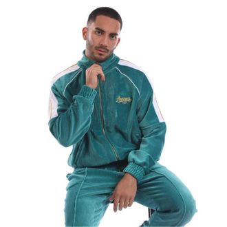 Avirex Kings Trainingsjacke f&uuml;r Herren, Kord (Gr&uuml;n)