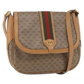 Gucci Sac bandouli&egrave;re vintage Pre-owned - Femme - Pre-owned - Beige - Taille: ONE Size