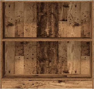 Generic B&uuml;cherregal, Modernes, Minimalistisches Offenes Lagerregal, Ausstellungsregal f&uuml;r Wohnzimmer, B&uuml;ro und Schlafzimmer (Altes Holz 92)