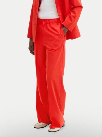 Tom Tailor Denim Stoffhose 1045693 Rot Regular Fit