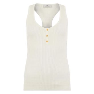 Elisabetta Franchi Tops - - Tops - Damen - Wei&szlig; - L