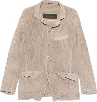 Giorgio Brato Homme, Vestes, Beige, Taille: XL Gu26S21085Vrev Veste en cuir