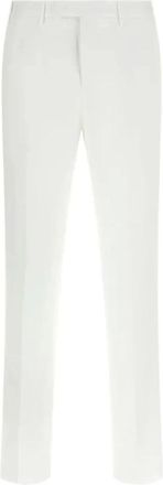 Pantaloni Torino Homme, Pantalons, Blanc, Taille: L Slim-fit Pantalons