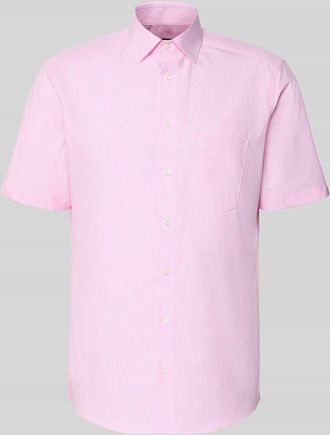 Olymp Regular Fit Business-Hemd mit Kentkragen und Brusttasche