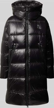 Blauer Regular Fit Steppmantel mit Zweiwege-Rei&szlig;verschluss Modell ARMORY