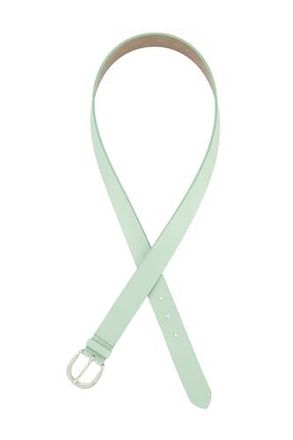 Ulla Popken Ceinture étroite basique pour femme, Vert mousse clair, 135