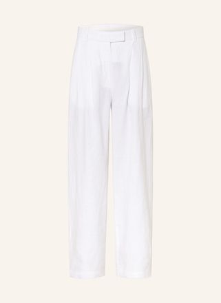 Arket Arket Marlenehose Sally Aus Leinen weiss