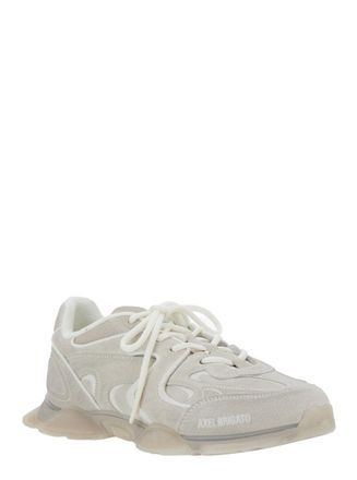 Axel Arigato Mens Sneakers Eris White Suede Leather Trainers