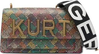 Kurt Geiger Femme, Sacs, Multicolore, Taille: ONE Size Embellished Logo Shoulder Bag