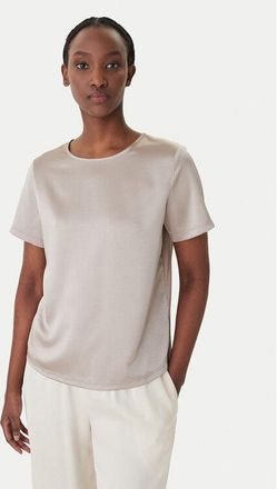 Max Mara Bluse Zona 2615941011 Beige Relaxed Fit