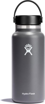 Hydro Flask Trinkflasche 946ml (32oz) - Isolierte Wasserflasche aus Edelstahl - Sportflasche mit auslaufsicherem Flex Cap-Deckel & Gurt - Thermoflasche Sp&uuml;lmaschi