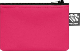 PP-Berlin Etui Klein, Softshell neonpink, Mini, Vegan, Handgen&auml;ht in Berlin Geldb&ouml;rse f&uuml;r Kinder Damen, Herren, Unisex