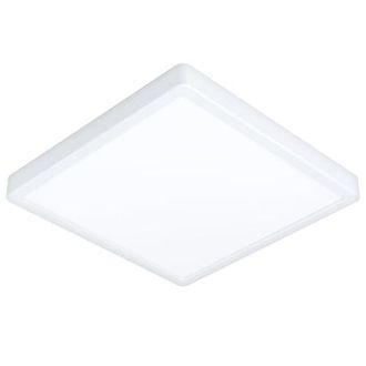 Eglo connect.z Smart Home plafonnier LED de salle de bain Fueva 6-Z, ZigBee, app et commande vocale Alexa, blanc chaud-blanc froid, RGB, luminaire &agrave; intens