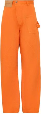 J.W.Anderson Homme, Jeans, Orange, Taille: W34 Jean de travail torsad&eacute;