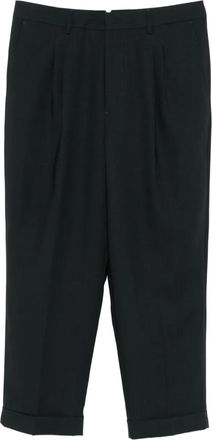 Ami pantalon plissé à coupe courte - Gris