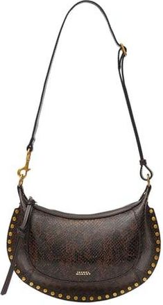 Isabel Marant Sac Oskan Moon en cuir grain&eacute; effet python