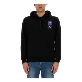 Paul Smith Reg Fit Hoody Zebra - - Sweatshirts & Hoodies - Herren - Schwarzk - S