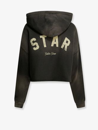 Golden Goose Womens Melange Cotton Sweatshirt Grey Sweatshirts Sweater
