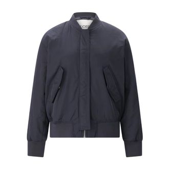 Closed Femme, Vestes, Bleu, Taille: 42 FR Bomber Jacket