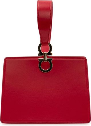 Ferragamo Femme, Sacs, Rouge, Taille: ONE Size Clutch