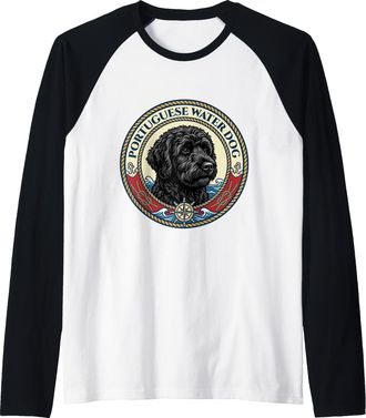 Creativemotions Portugiesischer Wasserhund - Portie Raglan