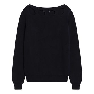 Prada Blauer Rundhalsausschnitt Pullover Maglia Girocollo - - Knitwear - Damen - Blau - M