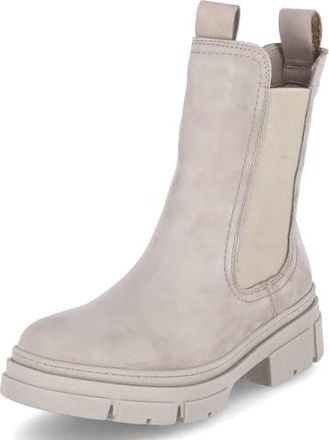 Tamaris Femme Bottines, Dame Bottines Chelsea,TOUCHit,Demi-Bottes,Bottines,Bottes de Glisse,Haute,Taupe Nubuc,41 EU