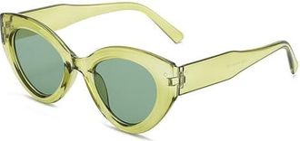 Generic Lunettes De Soleil Vacances &Agrave; Petite Monture For Hommes Plein Air For Femmes(Green)