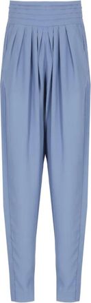 Lanvin Femme, Pantalons, Bleu, Taille: 38 FR Tapered Pantalons