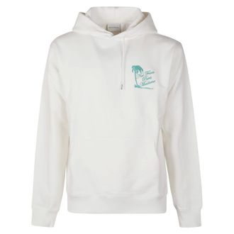 Dr&ocirc;le de Monsieur Homme, Sweatshirts et sweats &agrave; capuche, Blanc, Taille: M Slogan Tresses Sweat &agrave; capuche
