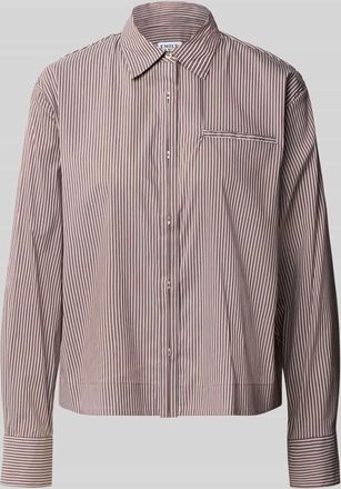 Emily van den Bergh Regular Fit Bluse mit Brusttasche