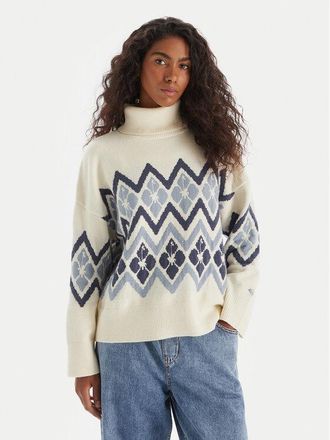 Roxy Rollkragenpullover Saltwater Lover ERJSW03673 Écru Regular Fit