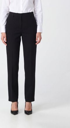 Lanvin Pantalon skinny slim fit en pure laine &agrave; taille mi-haute avec passants